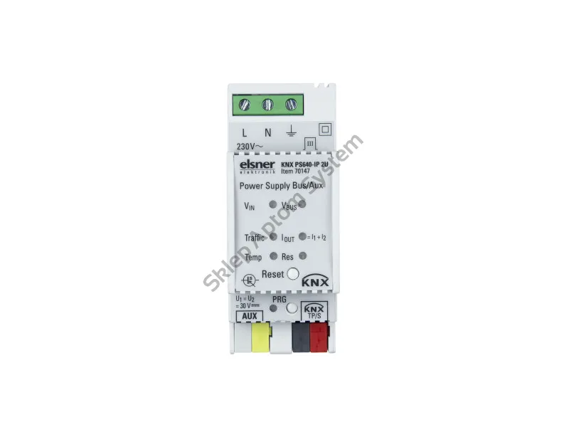 KNX PS640-IP 2U inteligentny zasilacz magistrali KNX 640 mA